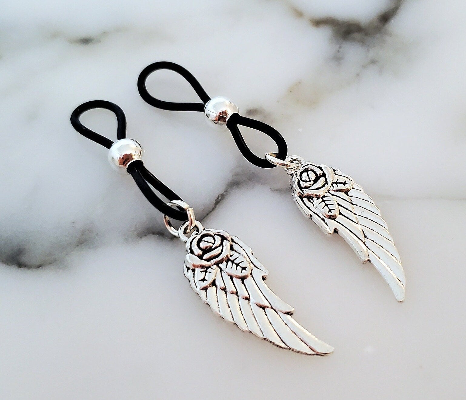 Non-Pierced Angel Wing Nipple Nooses – Ivy's Intimates